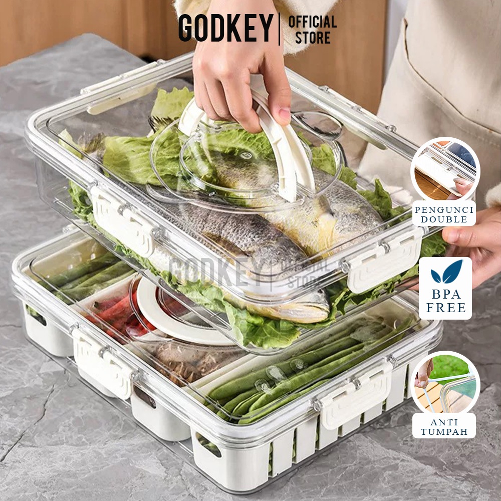 Jual DB03 - Kotak Penyimpanan Food Container Tempat Penyimpanan Sayur ...