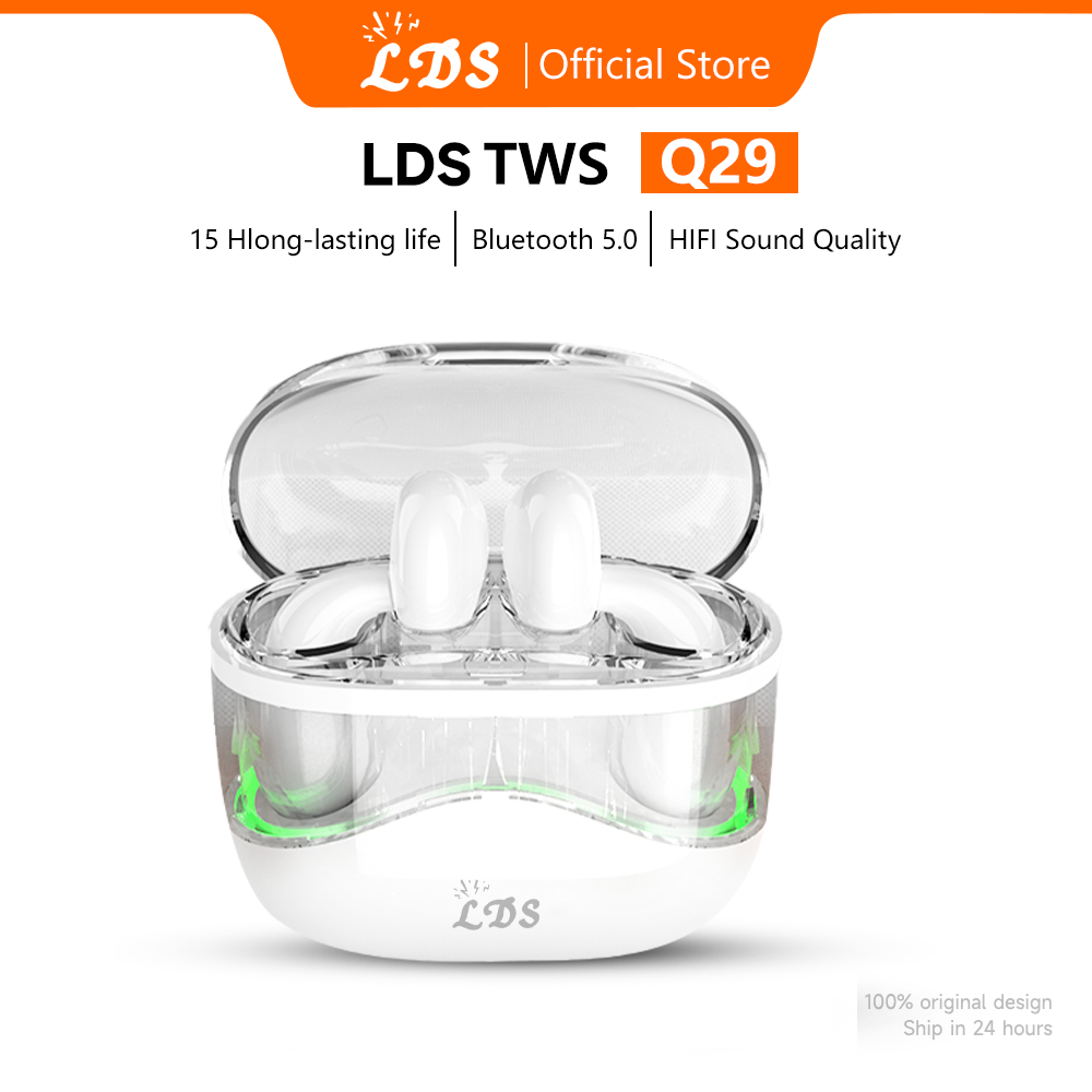 Jual LDS Q29 Earphone Nirkabel Bluetooth Konduksi Tulang TWS Headset V5.3 Noise Reduce Music ...