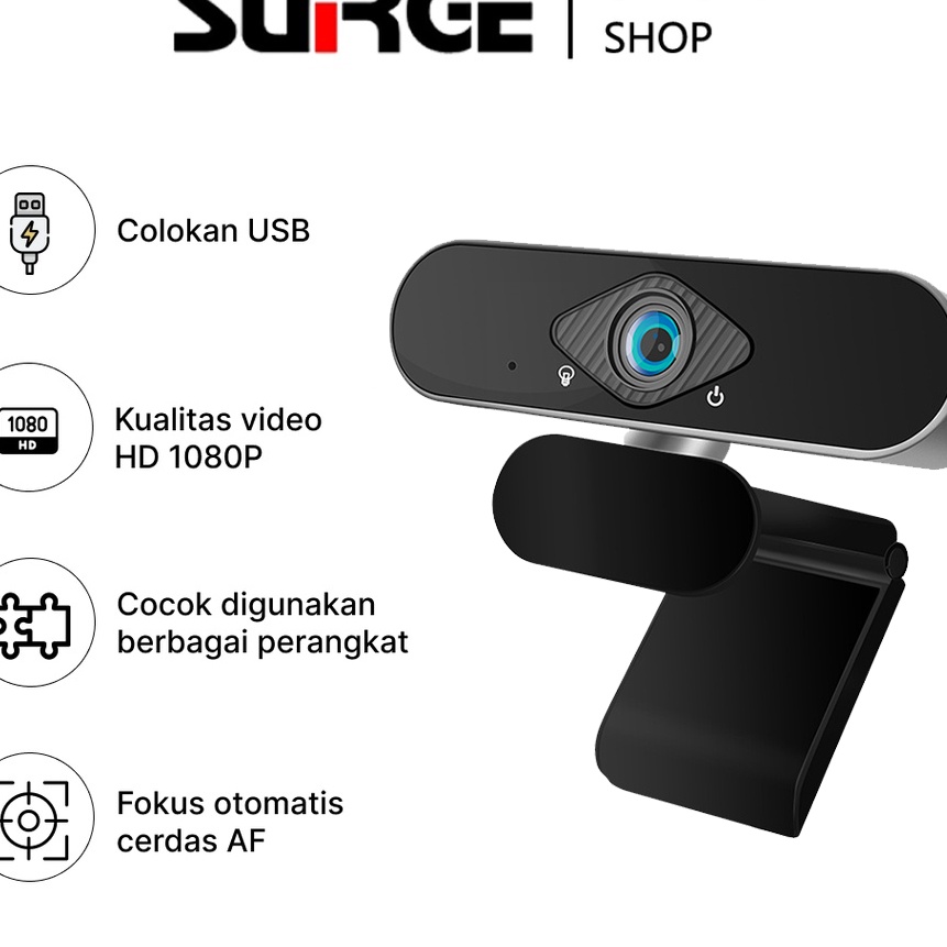 Jual KF7 SUIRGE Wem Full HD Camera 1P USB Laptop PC Kamera with Mic Noise Reduction Auto Focus ...