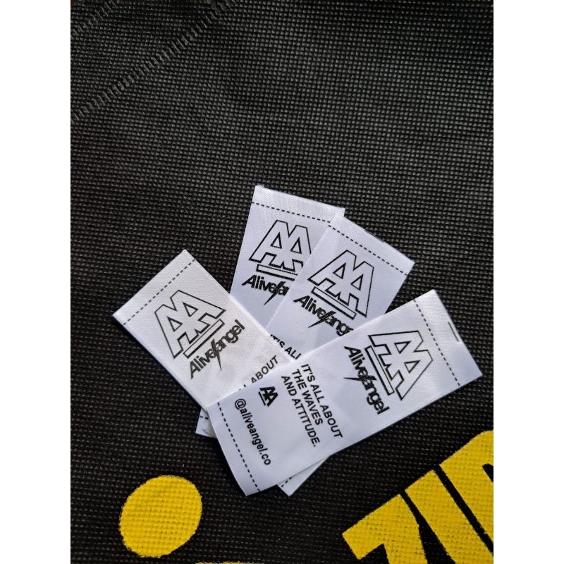 Jual LABEL SATIIN TEBAL(import) label kerah/ label baju/ label pakaian ...