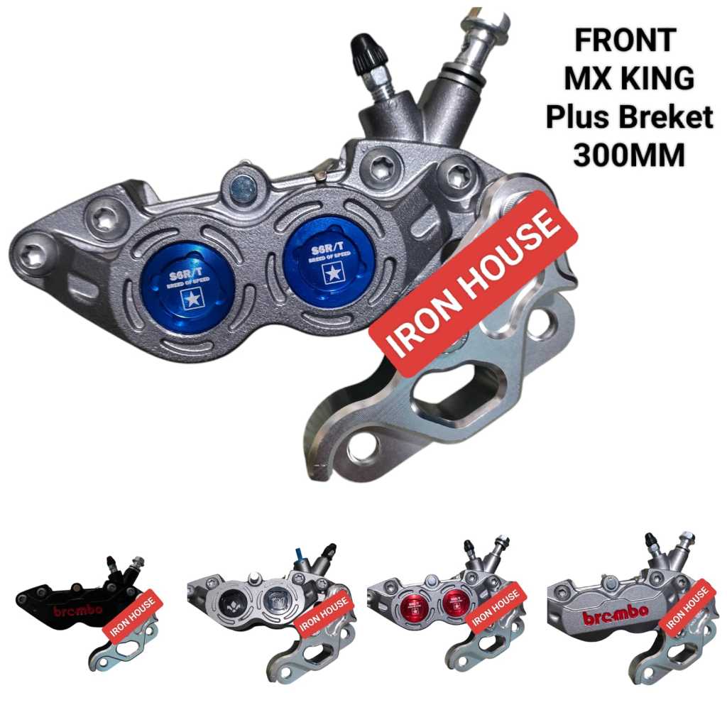 Jual KALIPER BIG POT plus breket depan PNP YAMAHA MX KING disc 300mm | Shopee Indonesia