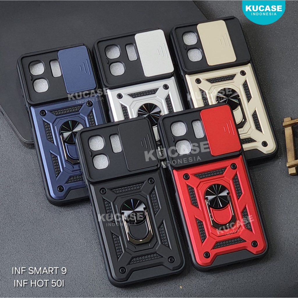 Jual Infinix Smart 9 Infinix Hot 50I Infinix Smart 9 HD Case Softcase slide Armor Case Robot ...