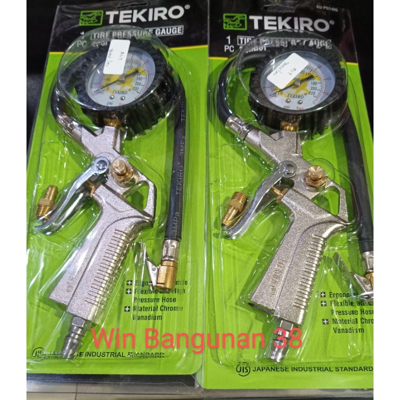 Jual Tekiro Tire Inflator 3 In 1 Pressure/Alat Pengisi Angin Ban/Gun ...
