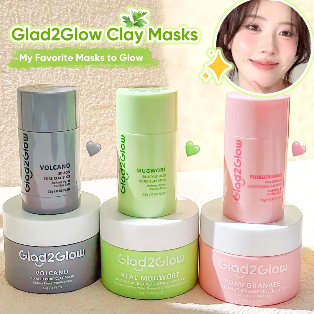 Jual MASKER G2G GLAD2GLOW - Masker Mugwort Volcano Pome Masker stick ...