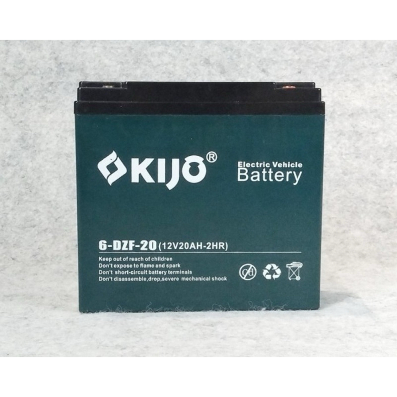 Jual Battery Aki Baterai Accu Kijo 12V 20AH 6-DZF20 EBike 12V 20AH Aki Sepeda Listrik Electric ...