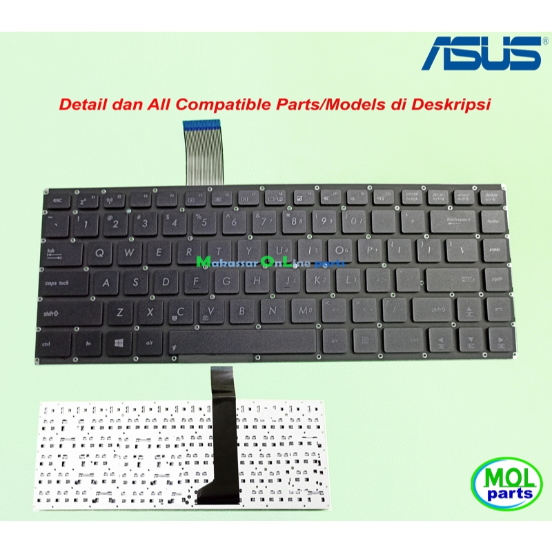 Jual Keyboard ASUS K46C K46 K46CA K46CM K46CB A46 A46C A46E - Black ...