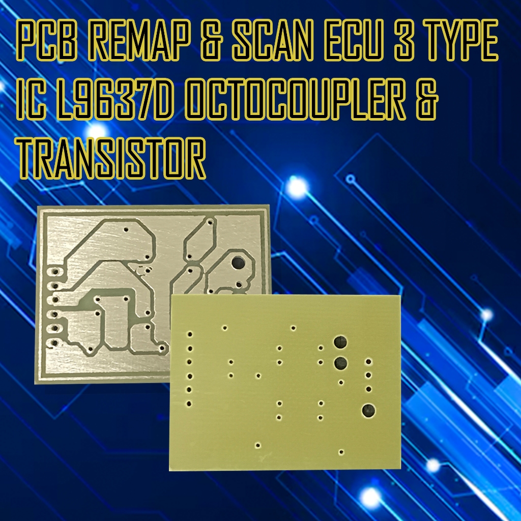 Jual PCB SCAN REMAP ECU HONDA DAN YAMAHA KLINE IC OPTOCOUPLER ...