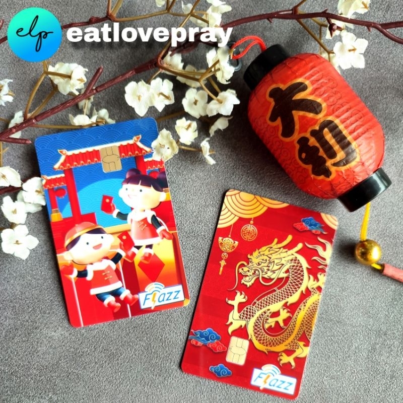 Jual Kartu Flazz GEN 2 ORIGINAL BCA Limited Edition IMLEK CNY SHIO DRAGON Saldo Kosong | Kartu ...