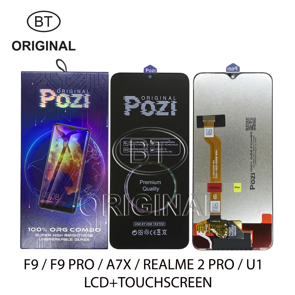 Jual LCD OPPO F9 - F9 PRO - A7X - REALME 2 PRO - U1 - ORIGINAL ORG POZI | Shopee Indonesia