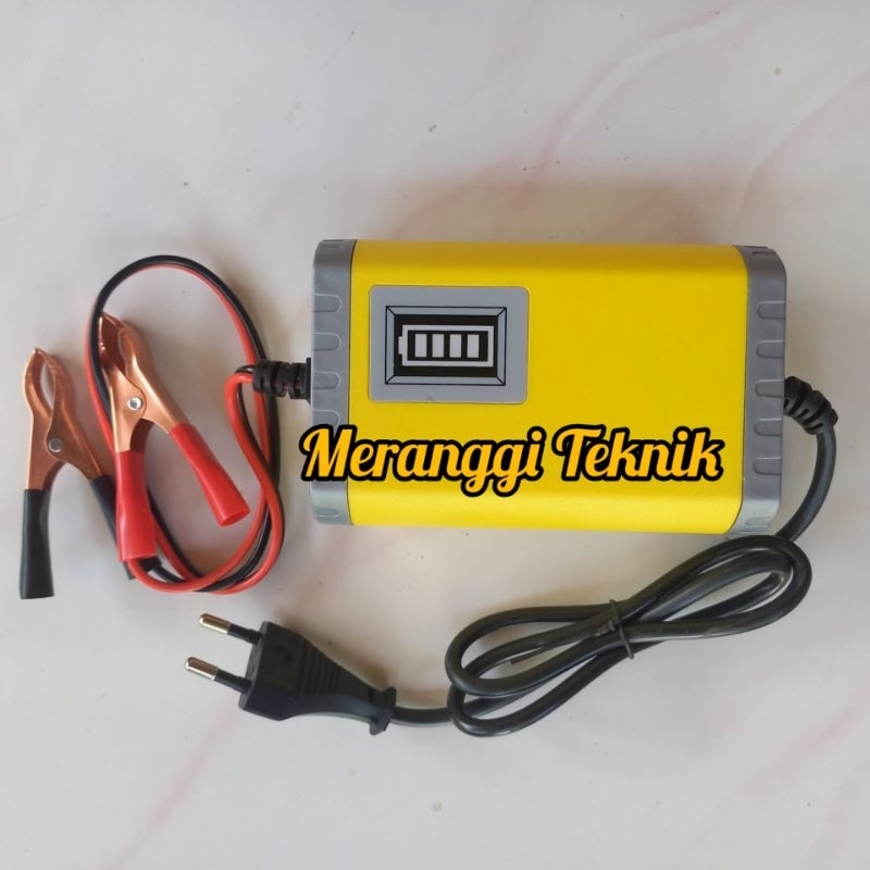 Jual id3318 Cas charger aki baterai portabel otomatis 12 v | Shopee ...
