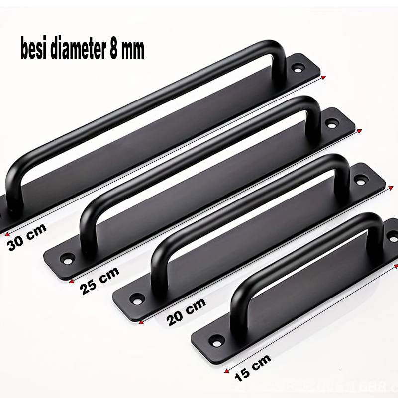 Jual Gagang Pintu Plat Besi bulat Vintage handle pintu besi murah ...