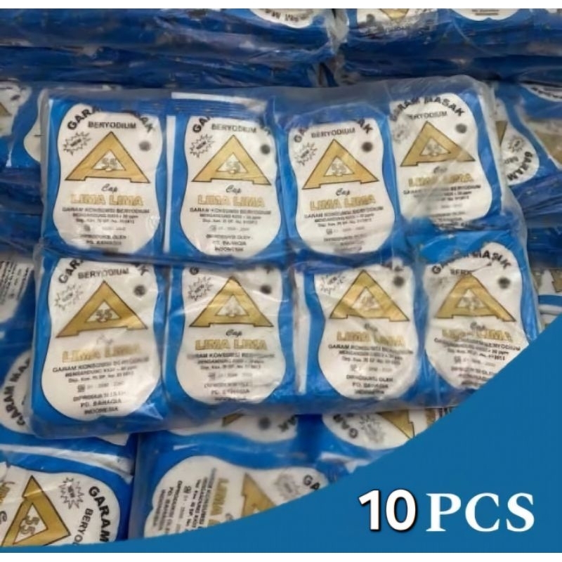 Jual Garam Dapur cap Segitiga Mas isi 10 bungkus | Shopee Indonesia