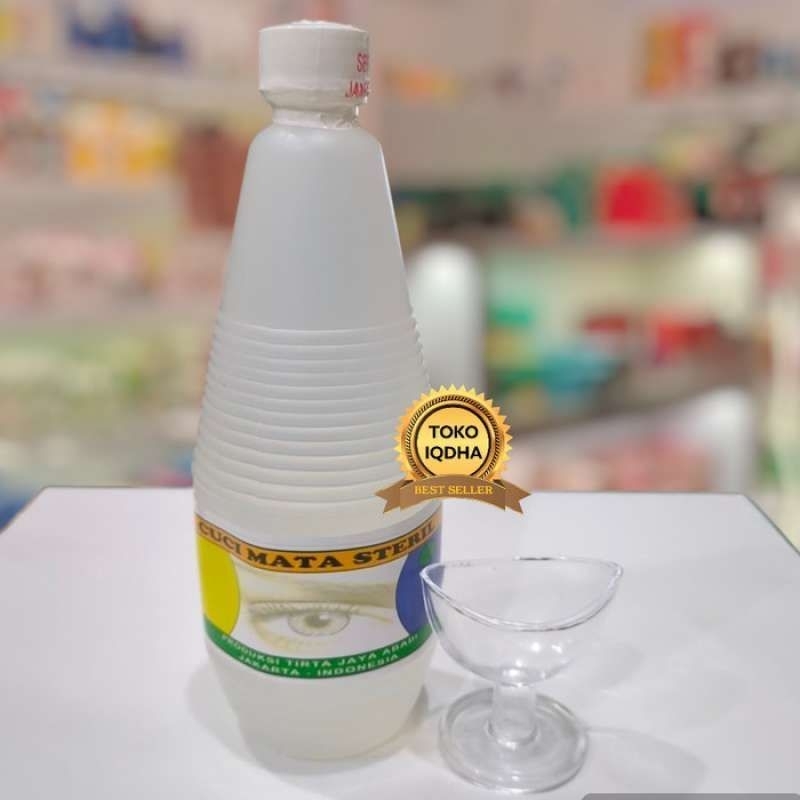 Jual Boorwater Cuci Mata Steril 100,300 ml dan gelas Mata | Shopee ...