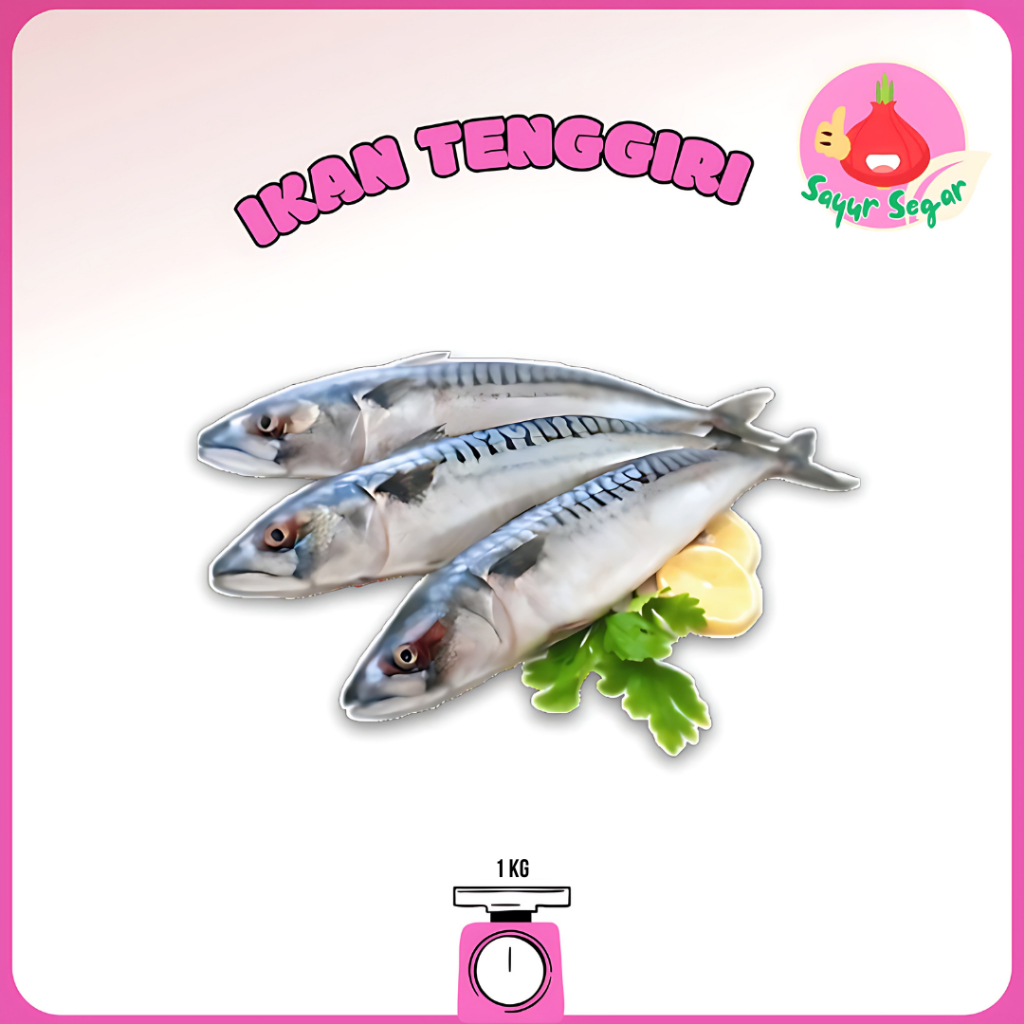 Jual Sayur Segar - Ikan Tenggiri Segar/Fresh Mackerel 1 kg | Shopee ...