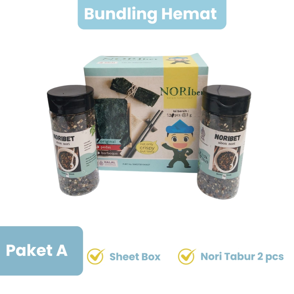 Jual BUNDLING HEMAT!! NORIbet 3 pcs(30gr) dengan Varian Rasa Berbeda ...