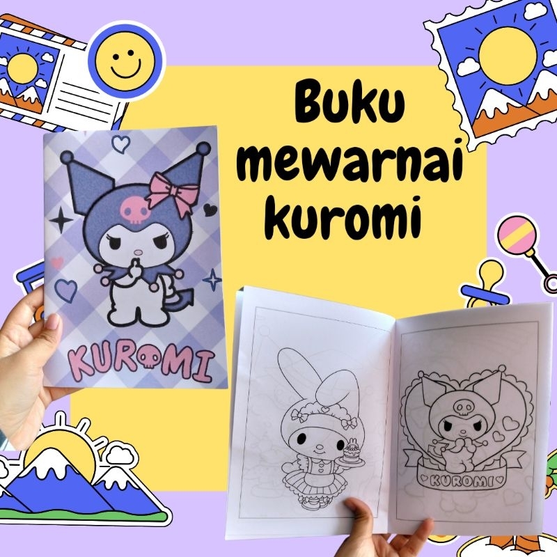 Jual BUKU MEWARNAI KUROMI | Shopee Indonesia