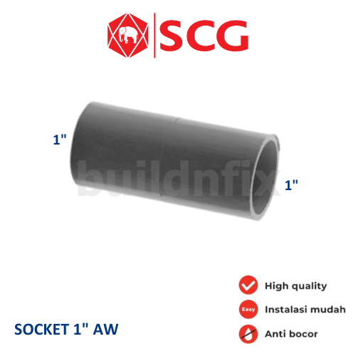 Jual SCG SOK / SOCK / SOCKET PVC 1" AW | Shopee Indonesia