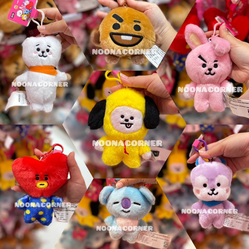 Jual Miniso x BT21 ‼️ Keychain Plush / Gantungan Kunci Boneka BT21 ...