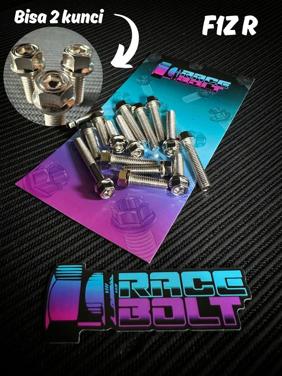 Jual Baut Blok Fizr Baut L Bak Mesin Kanan Kiri F1zr Fizr Full Stainless | Shopee Indonesia