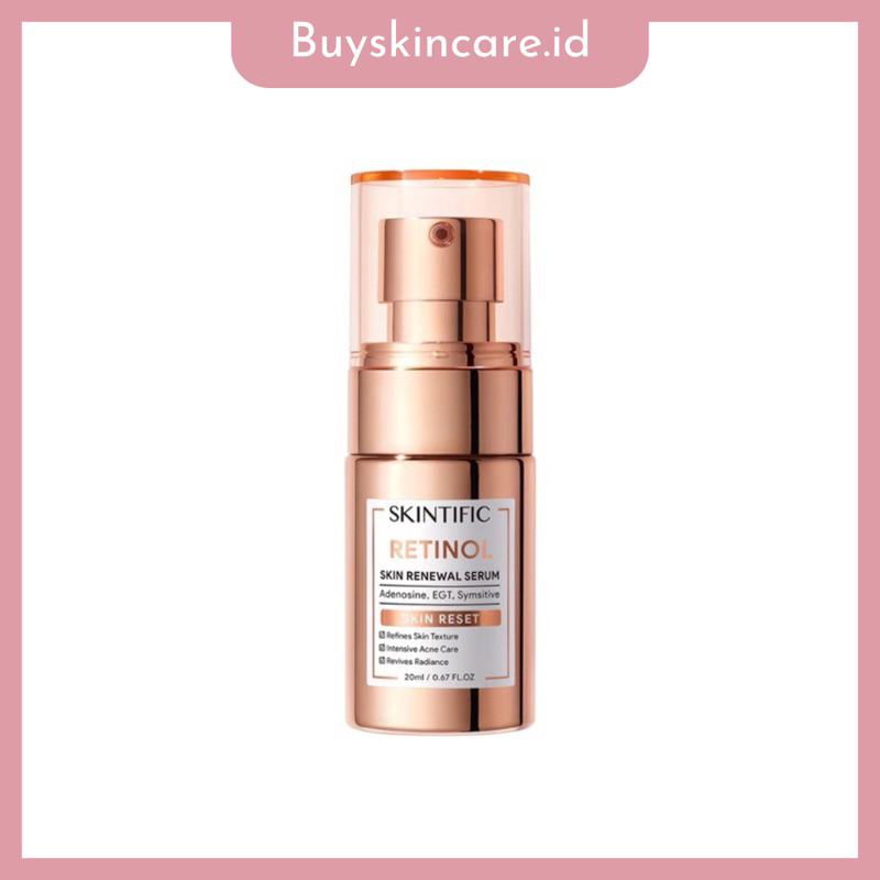 Jual SKINTIFIC - Retinol Skin Renewal Serum 20ml | Retinoid Memudarkan Garis Halus Memudarkan ...