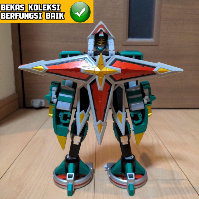 Jual Dx Power Rangers Ninja Storm Ninpuu Sentai Hurricanger Green Zord | Shopee Indonesia