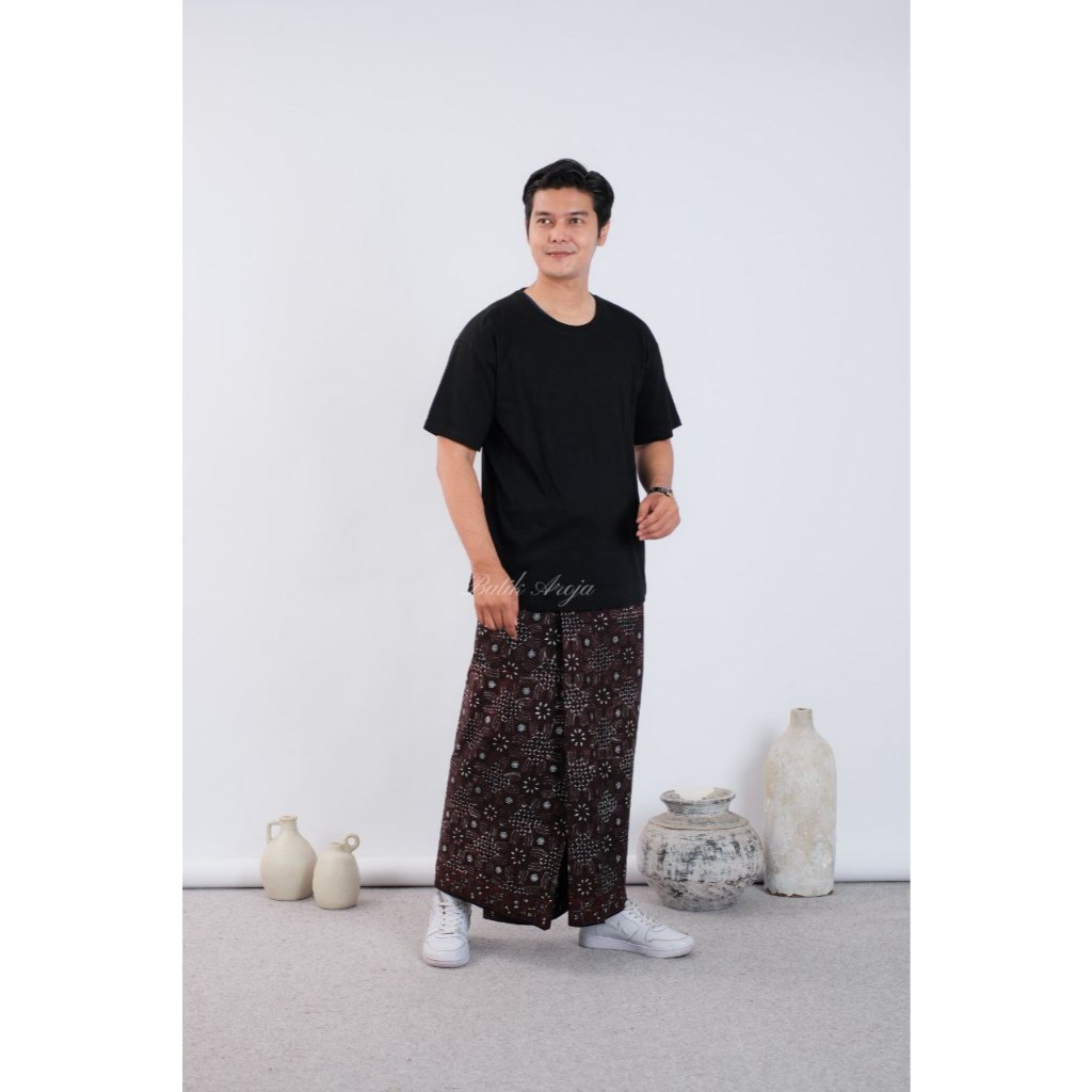 Jual Sarung Batik Katun Aroja Madina Exclusive Dewasa Cap Semi Tulis ...