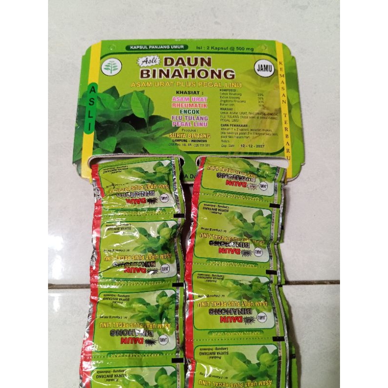 Jual daun binahong kapsul | Shopee Indonesia