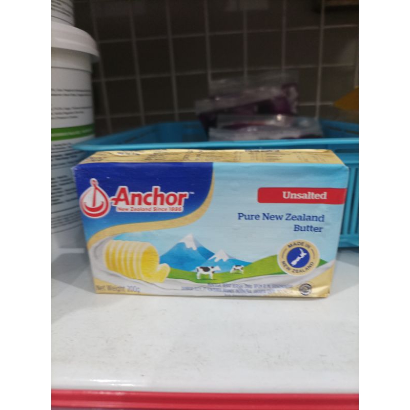Jual Anchor Unsalted Pure New Zealand Butter 200 Gram | Shopee Indonesia