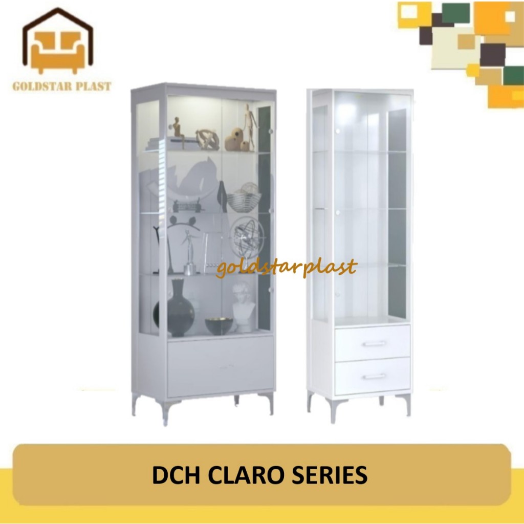 Jual Lemari Hias Kaca / Lemari Pajangan / Lemari Display Kaca DCH Claro ...