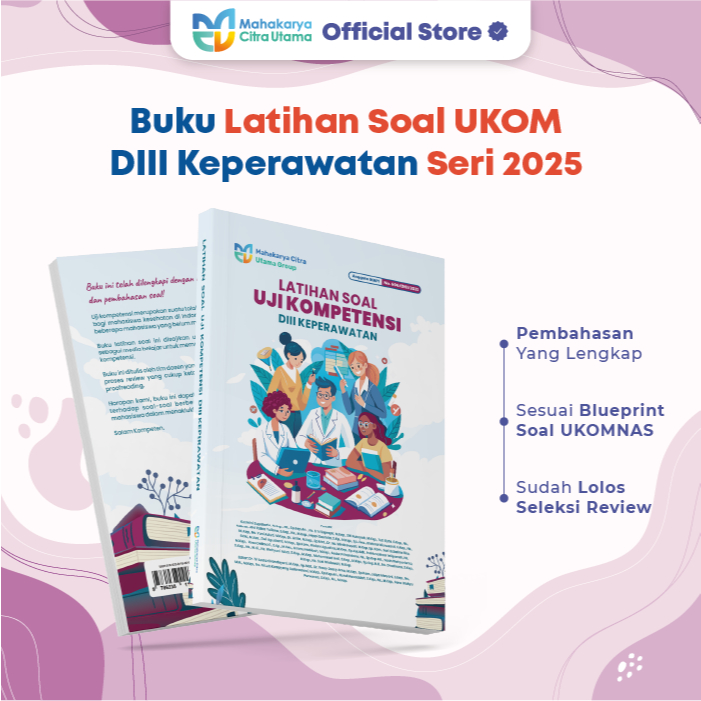 Jual Buku UKOM Perawat - Latihan Soal Uji Kompetensi DIII Perawat 2025 ...