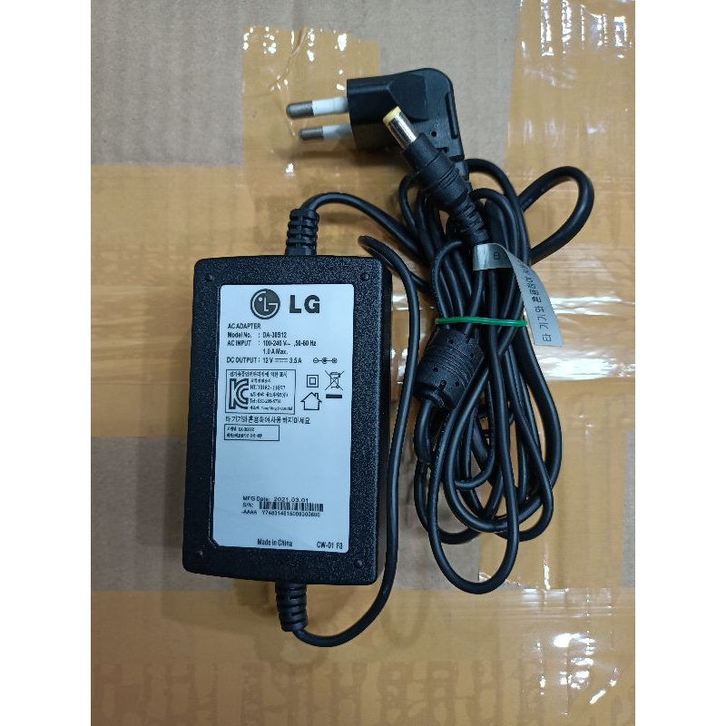 Jual adaptor 3.5amper 12v LG korea | Shopee Indonesia