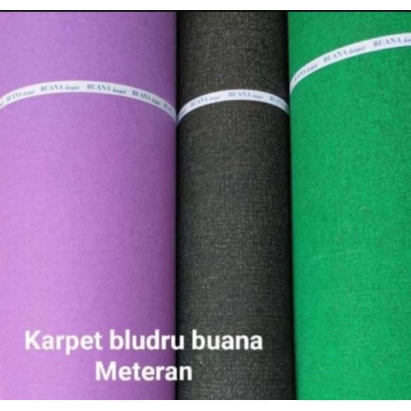 Jual karpet bludru buana meteran banyak pilihan warna | Shopee Indonesia