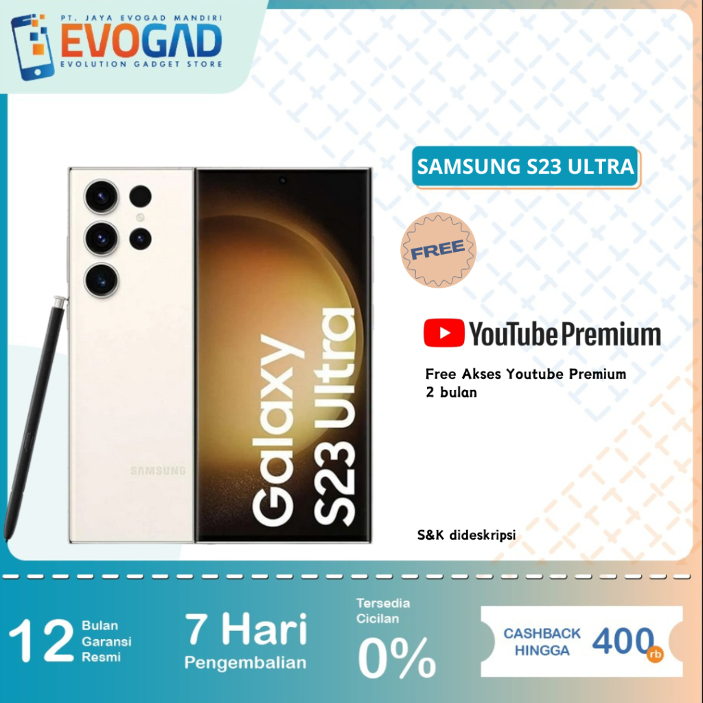 Jual Samsung S23 Ultra 5G Qualcomm SM8550 Garansi Resmi Samsung Indonesia | Shopee Indonesia