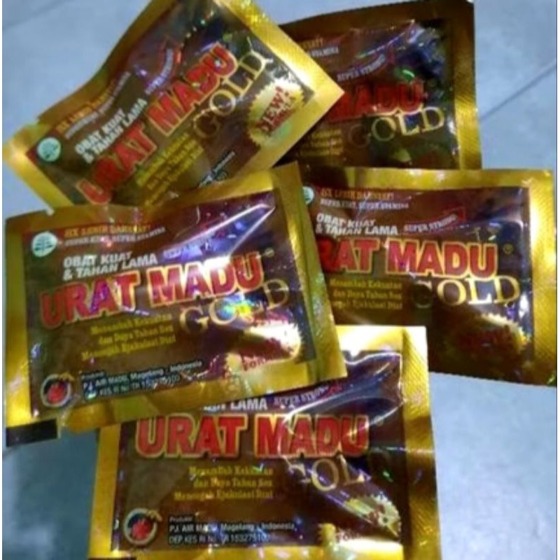 Jual URAT MADU GOLD GOLD ASLI ORIGINAL 1 SACHET (privasi aman) | Shopee ...
