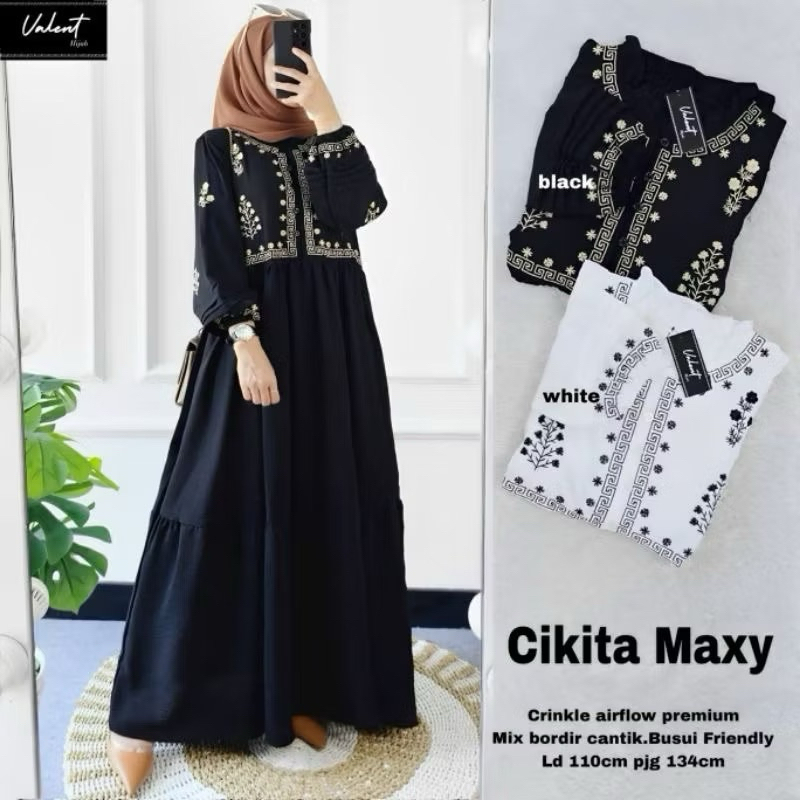 Jual Gamis soraya Gamis bordir santi maxy gamis cikita dres CRINGKEL ...