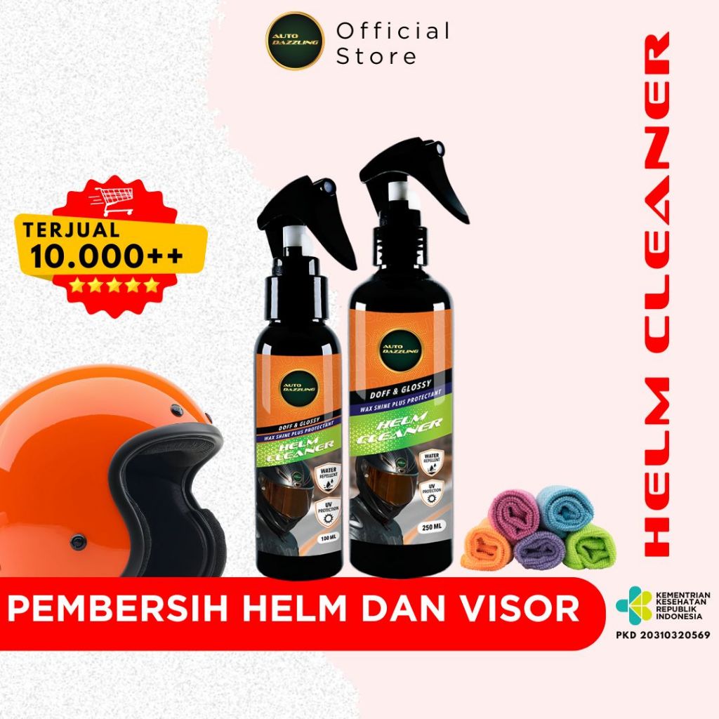 Jual Auto Dazzling Pembersih Visor dan Helm Cleaner Pengkilap Helmet ...