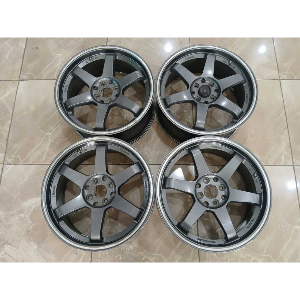 Jual Velg seken racing te37 ring 17 lubang 4x100/114 seken velg only murah | Shopee Indonesia