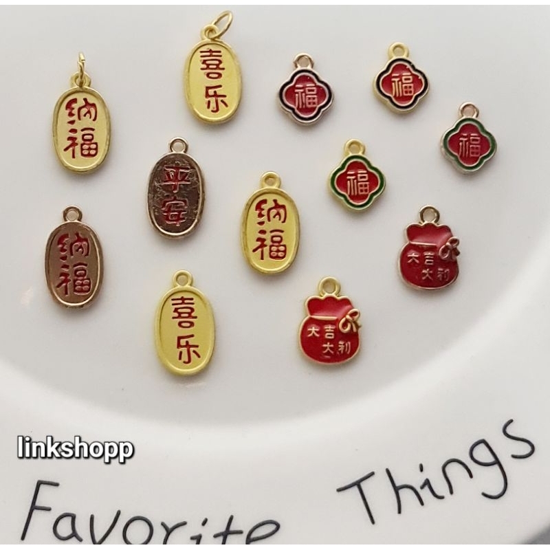 Jual CHARM DIY LIONTIN KEBERUNTUNGAN/HOKI/KEDAMAIAN | Shopee Indonesia