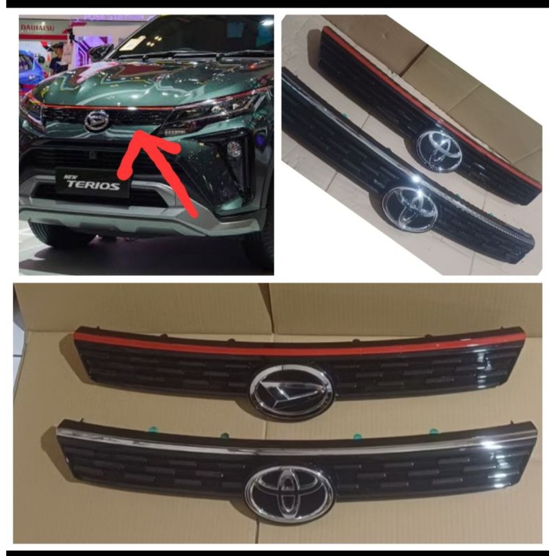 Jual grill rush terios facelift 2023-2024 original baru | Shopee Indonesia