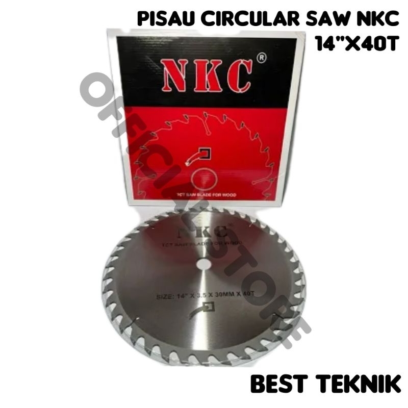 Jual Pisau Circular NKC 14 Inch x 40T / Circular Saw Blade / Mata ...