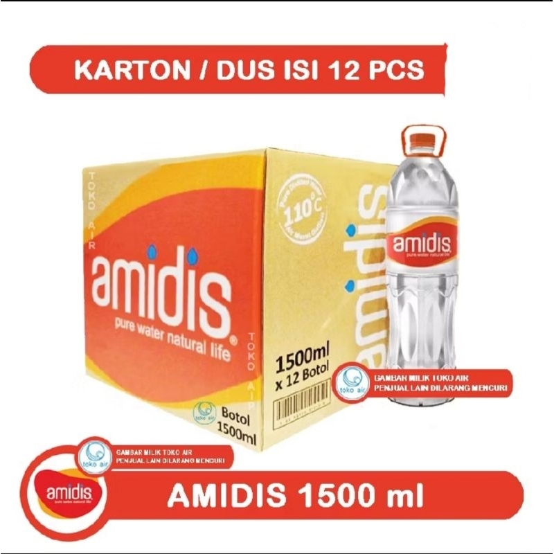 Jual AMIDIS 1500 ml ( isi 12 BOTOL ) | Shopee Indonesia