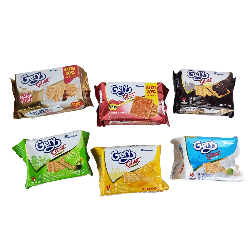 Jual GERY MALKIST SALUUT 100 GRAM KELAPA KEJU RENCENG ABON CHOCOLATE ...