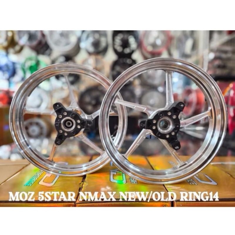 Jual VELG DELKEVIC MOZ 5 STAR 14*185_14*215 VELG NMAX NEO NMAX TURBO ...
