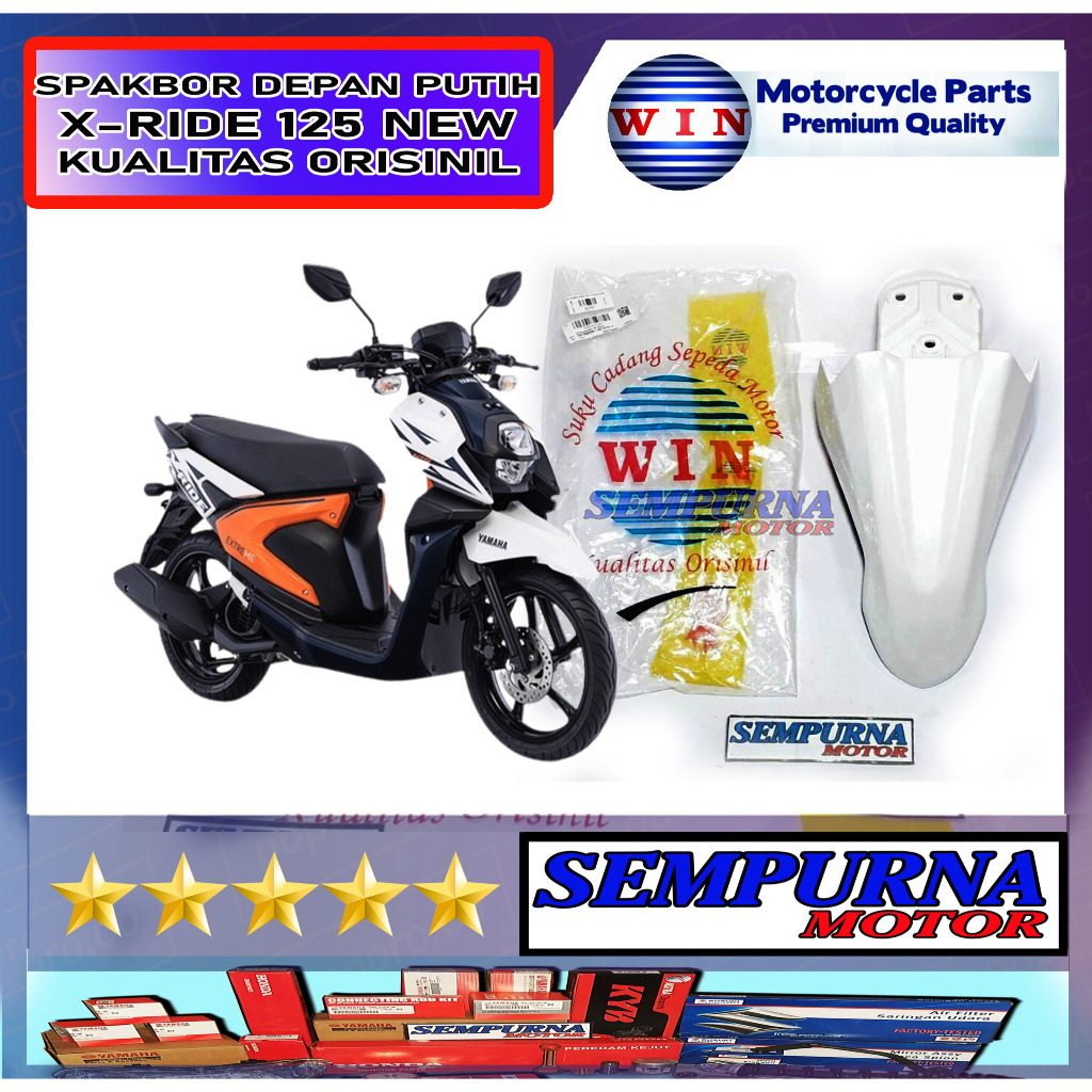 Jual Merek Win Kualitas Orisinil Spakbor Depan X-Ride 125 New Warna ...