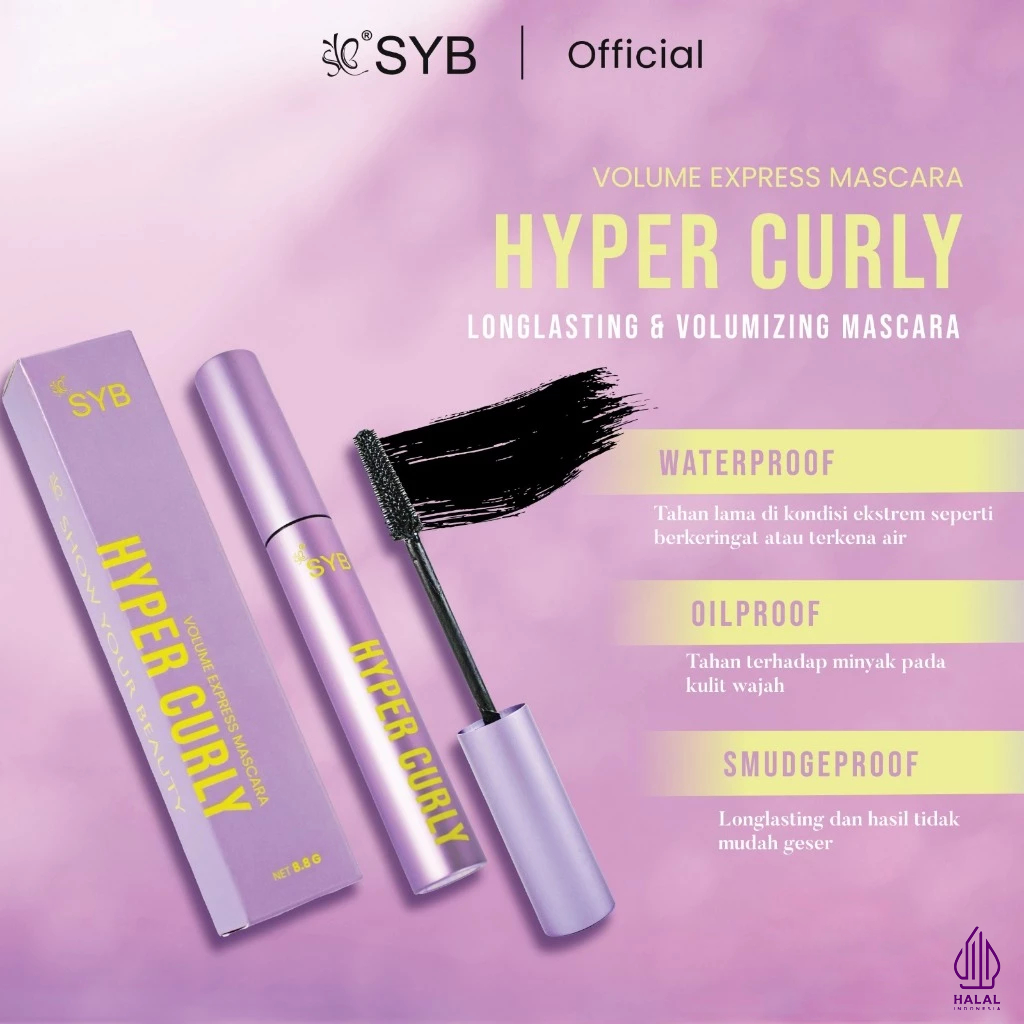 Jual SYB VOLUME EXPRESS MASCARA HYPER CURLY | Shopee Indonesia
