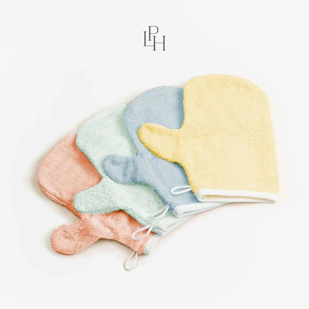 Jual 1 Pcs Premium WASHMITT BAMBOO wash mitt washlab JEMPOL Little ...