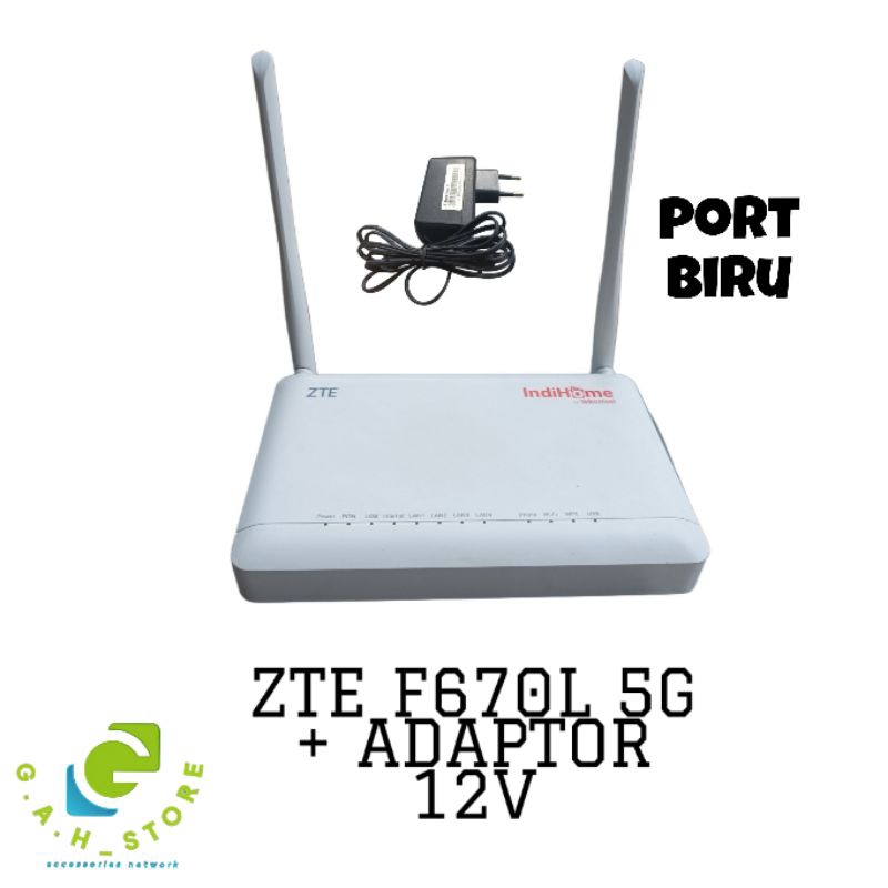 Jual MODEM ONT GPON ZTE ZXHN (F670L/F609 V1/V2/V3 PORT BIRU) | Shopee ...