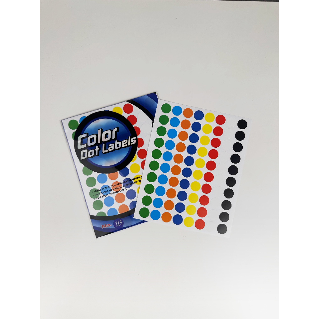 Jual T&J Labels COLOR DOT 115 | Shopee Indonesia