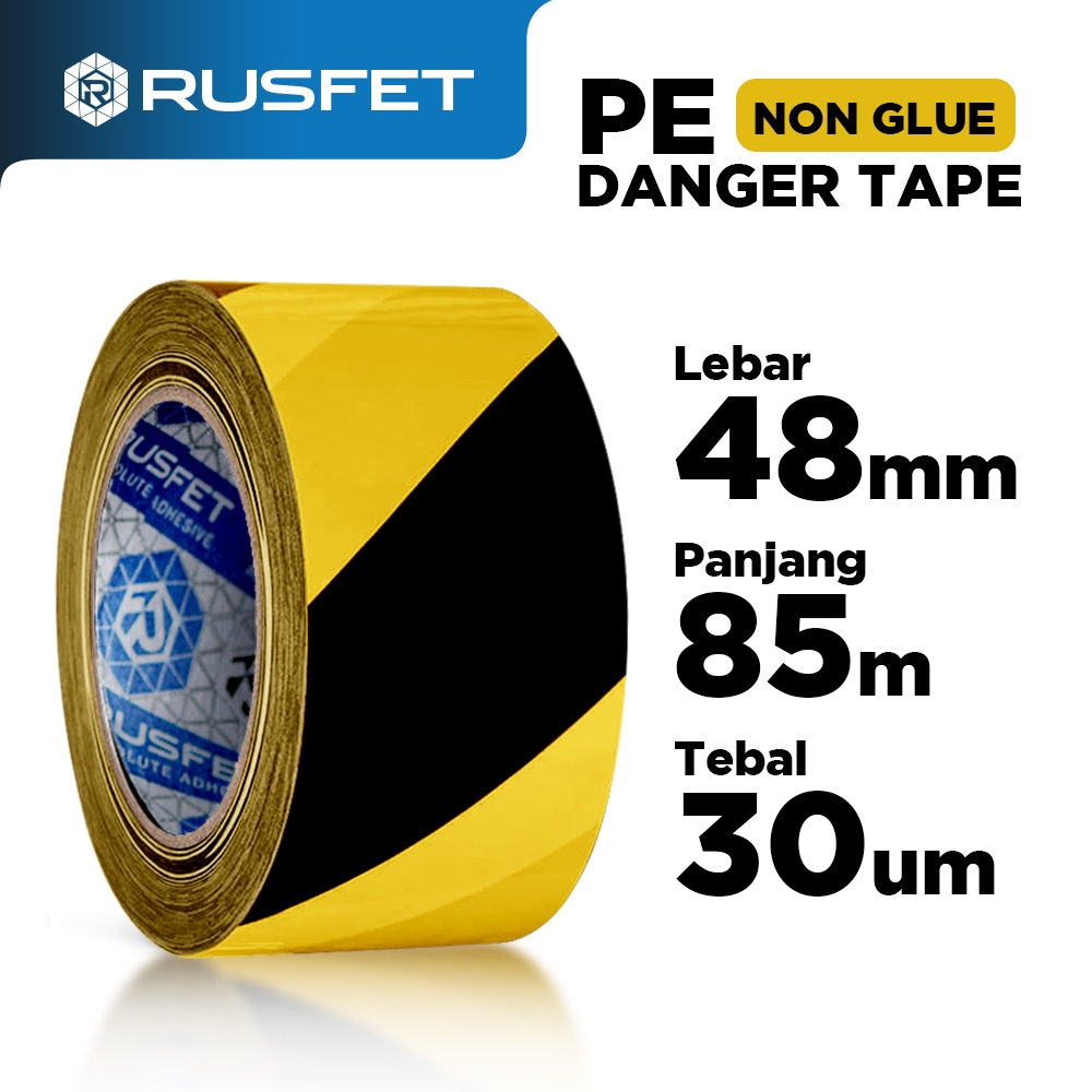 Jual Police Line Garis Polisi PE Danger Line 48mm x 85m x 30um Lakban Police Line Kuning Hitam ...