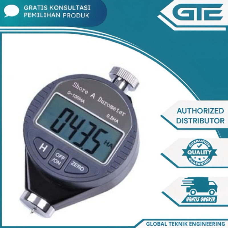 Jual Durometer Shore A - Hardness Tester - Ukur Kekerasan Material ...